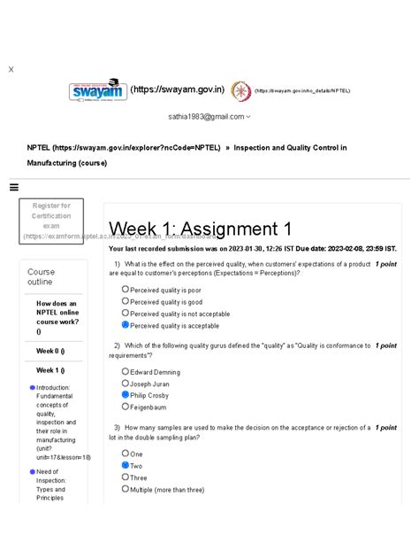 assignment 1 x nptel explorernccode nptel inspection