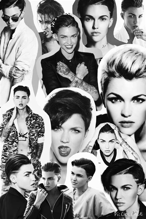 Image By Rebeca Collage De Ruby Rose 853x1280 Wallpaper