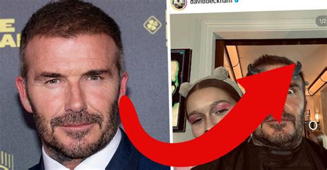 David Beckham Oigenkännlig Med 12 åriga Dottern Harper Hänt