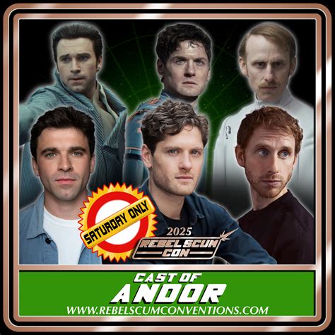 Rebel Scum Con 🚨 The Cast Of Andor Is Headed To Rebel Facebook