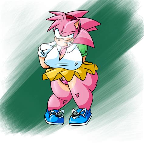 Rule 34 1girls 2023 Abstract Background Amy Rose Blue Shoes Cameltoe