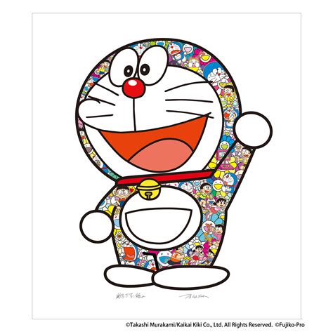 Doraemon Lets Go 2020 Silkscreen Japanese Pop Art