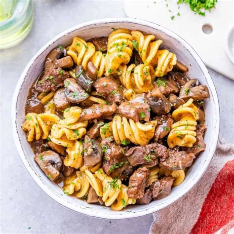 Instant Pot Beef Stroganoff Healthy Fitness Meals