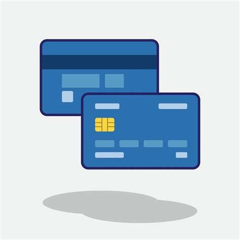 Credit Card Cartoon Illustration Credit Card Credit Card Illustration