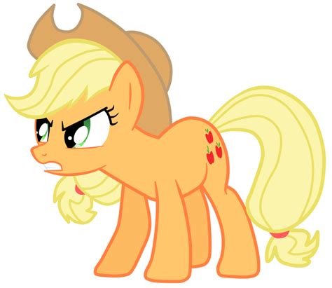 Applejack Angry Vector