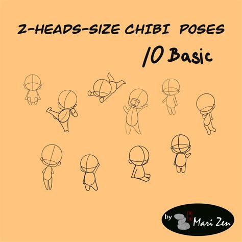 Anime Pose Reference Chibi