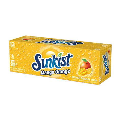 Buy Sunkist Mango Orange Soda 12 Fl Oz Cans 12 Pk From Dollar General