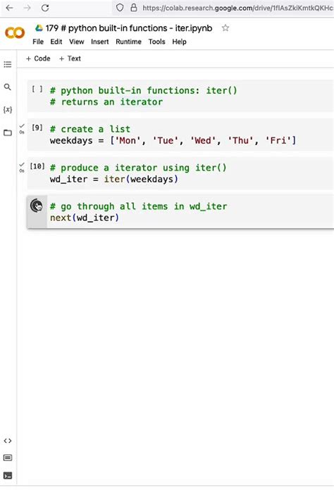 Python Built In Functions Iter Youtube