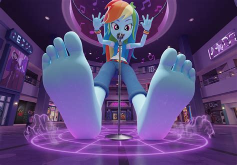 Rainbow Dashs Feet Rocking To The Music By Declucivemario2842 On