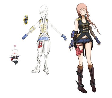 Serah Exposure And Defense Costume Art Final Fantasy Xiii 2 Art Gallery