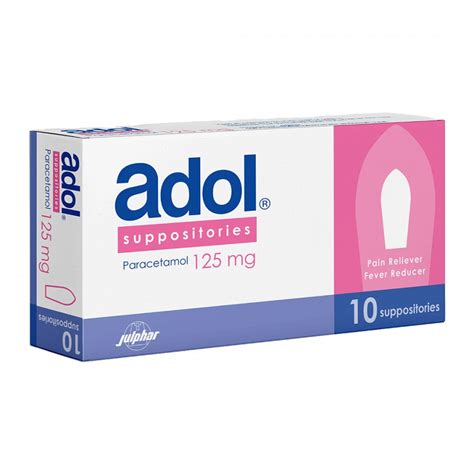 Adol 125 Mg Suppository 10pcs