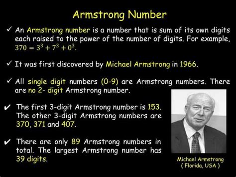 What Is Armstrong Number An Mathematics Learning Facebook