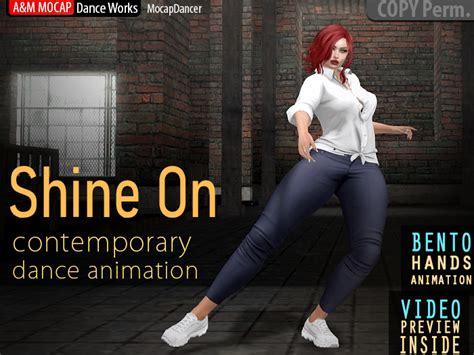 Second Life Marketplace Aandm Shine On Dance Animation Bento