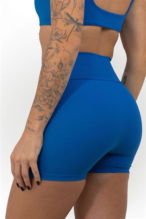 Comprar Short Basic Azul Marine Flora Amar Atacado