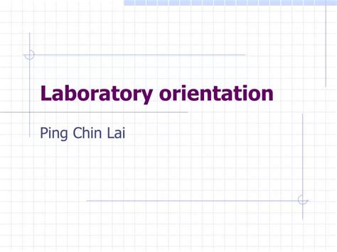 Ppt Laboratory Orientation Powerpoint Presentation Free Download