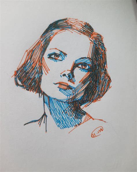 Sketchbook Dreams On Instagram I Drew This With Just Two Coloured