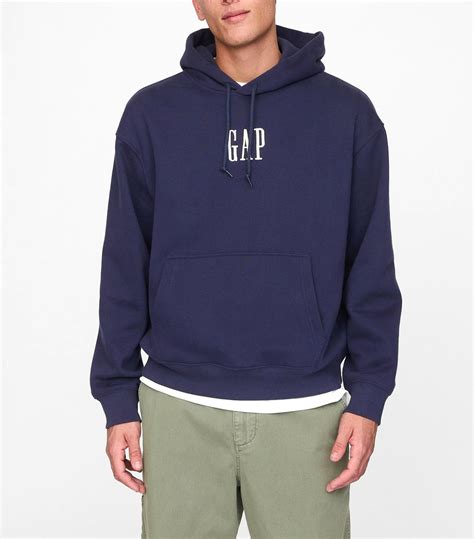 Gap Vintage Soft Logo Hoodie Navy Uniform Rustans