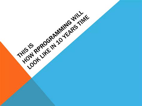 R Programming Ppt