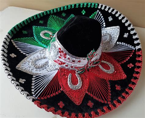 Pigalle Mexican Hat Vintage Mariachi Sombrero 7x Xxxxxxx Black Velvet