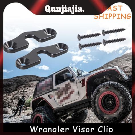 Sun Visor คลิปโลหะ Heavy Duty ชุดซ่อมสําหรับ Wrangler Jk Jl Jt Gladiator 18 Shopee Thailand