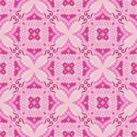 Cute Pink Seamless Abstract Tiled Pattern Stock Vector By ©astya 120527174