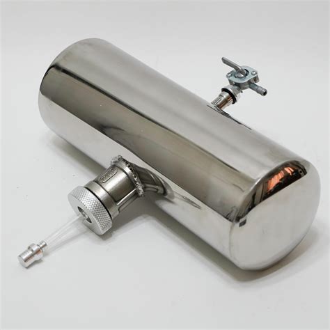 Gas Tank Mini Bike 4l Chrome Stainless Gas Tank With Fuel Gauge For