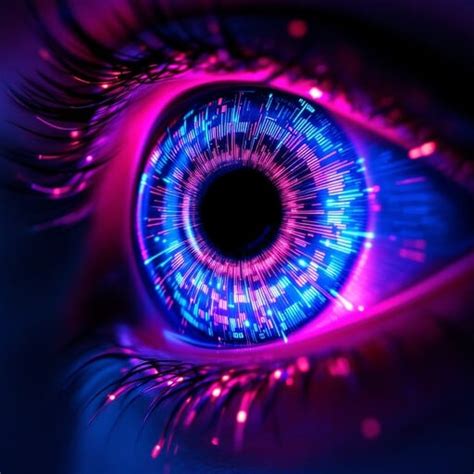 Free Cybernetic Vision Realm Image Cyberpunk Eyes Digital