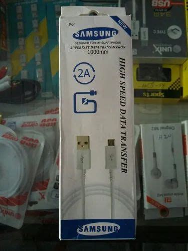 White Samsung Mobile Data Cable At 120 Piece In Saharanpur ID 20936942933