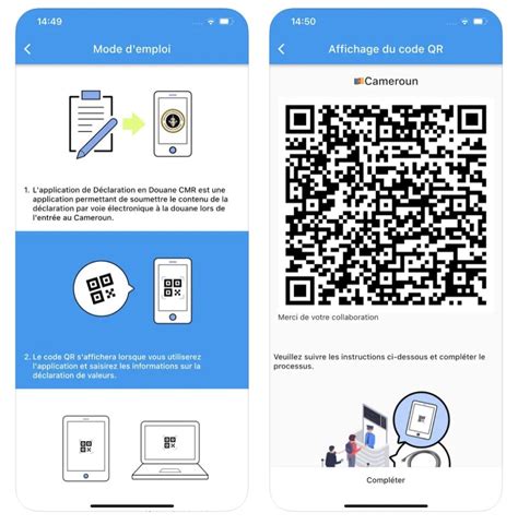 Cameroon Compulsory Declaration Via A Mobile Application From 1