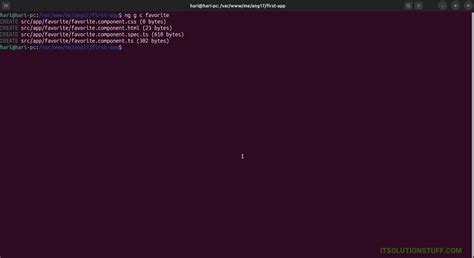 Angular 17 Generate New Component Using Command Example