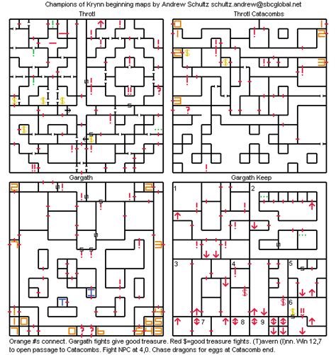 Champions Of Krynn Beginning Maps Map For Pc By Aschultz Gamefaqs