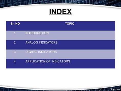 Digital And Analog Indicators Ppt Physics Science Digital And Analog Indicators Ppt Physics Science