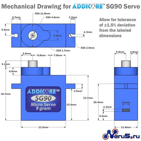 Sg90 Servo Motor Datasheet Specifications Features And Performance