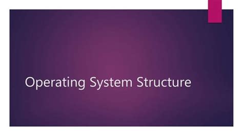 File System Structure Pptx Operating Systems Computer Software And Applications