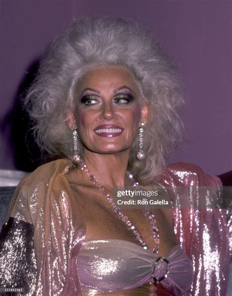 Actress Mamie Van Doren On August 2 1984 Parties At The Limelight In