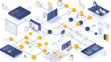 Information Technology This Image Represents A Stylized Depiction Of Database Management Cloud