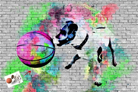 Graffiti Art Photo Effect Template Design Cuts