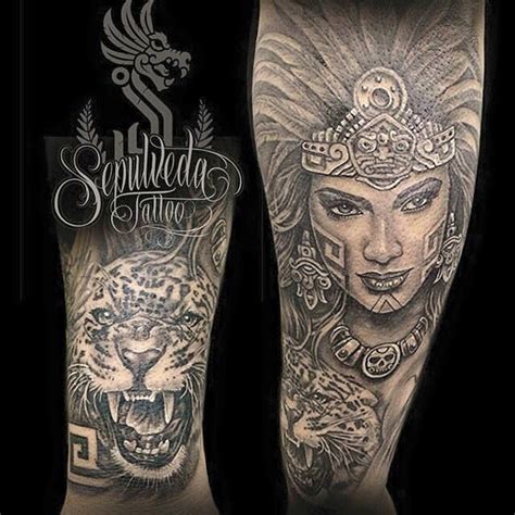 Aztec Queen Tattoo