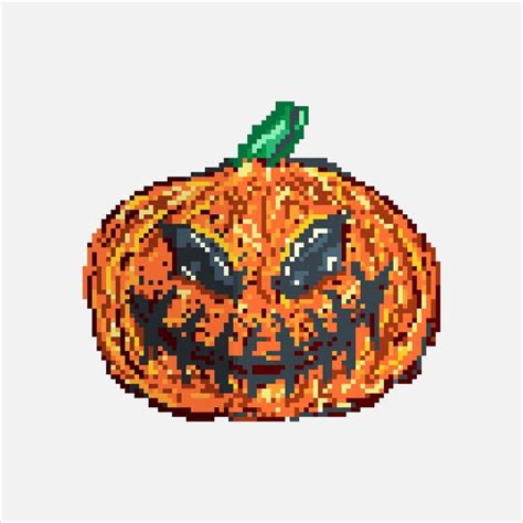 Pixel Pumpkin Vector Art Icons And Graphics For Free Download
