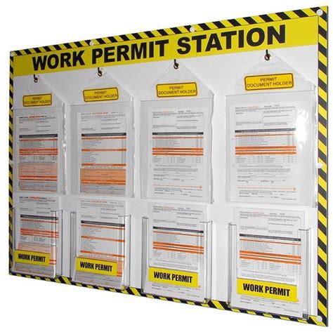 Large Work Permit Station Total Lockout