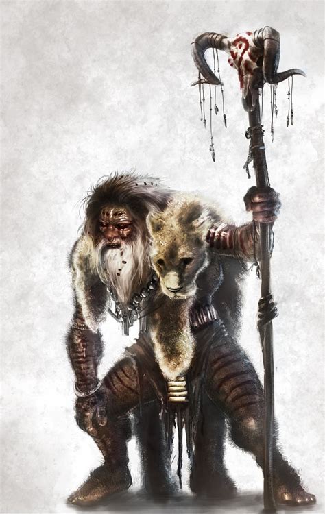 Artstation Shaman Concept Michael Nothdurft Shaman Fantasy
