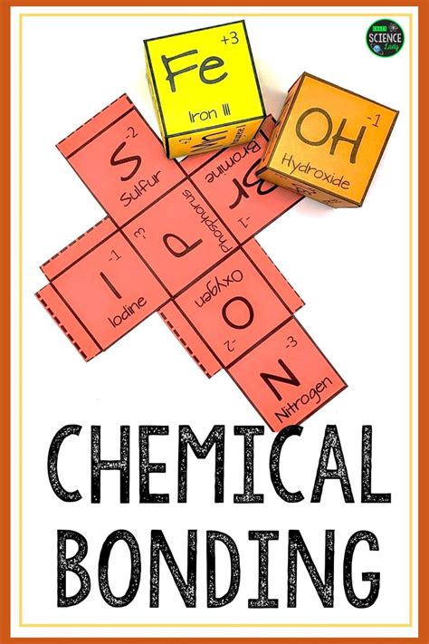 Chemical Bonds Ionic Bonding And Covalent Bonding Activities And