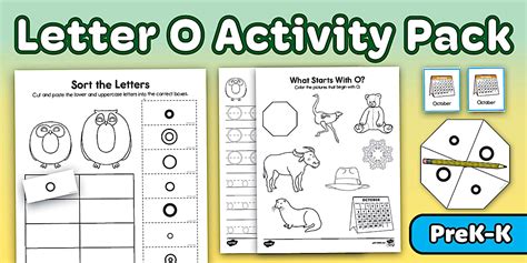 Letter O Worksheet And Activity Pack Alphabet Twinkl