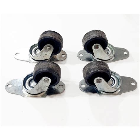 Kit 04 Rodas Giratórias 40mm 30kg Sem Freio Shopee Brasil