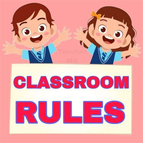 Best 13 Classroom Rules Printable Daycare Rules Classroom Rules