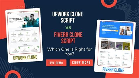 Best Freelancer Script On Linkedin Upwork Clone Script Vs Fiverr Clone Script Which One Is