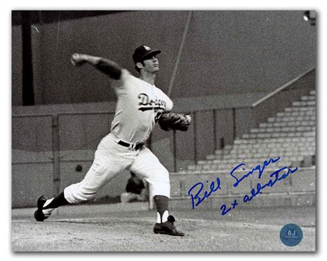 Lot Detail Bill Singer Signed Los Angeles Dodgers 8x10 Photo