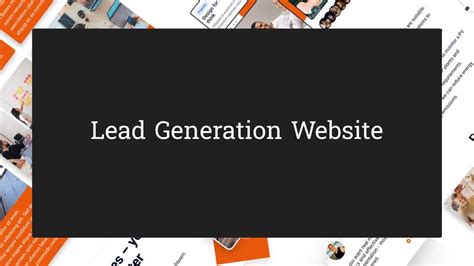 Lead Generation Website Figma