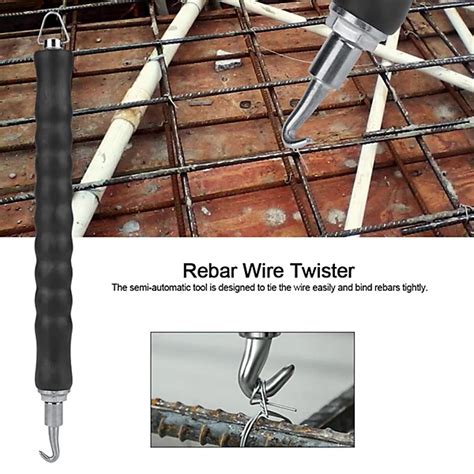 Semiautomatic Retractable Rebar Wire Hook For Reinforcement Tying At