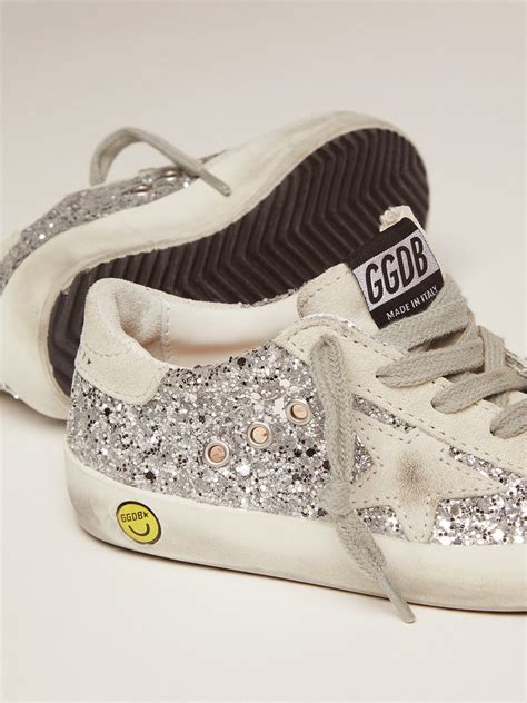 Super Star Young With Silver Glitter Golden Goose Official Website